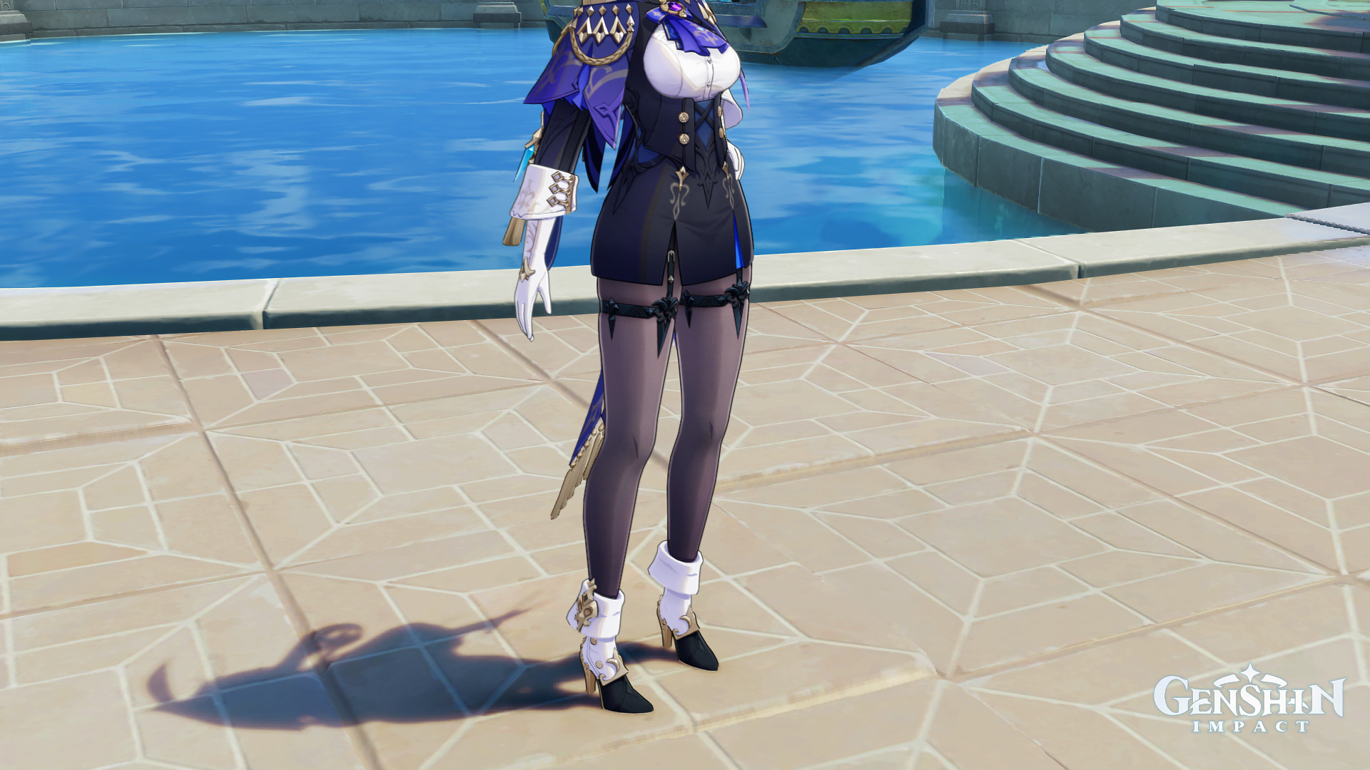 Clorinde - Bare Legs and Feet Toggle Mod for Genshin Impact | GI Mods