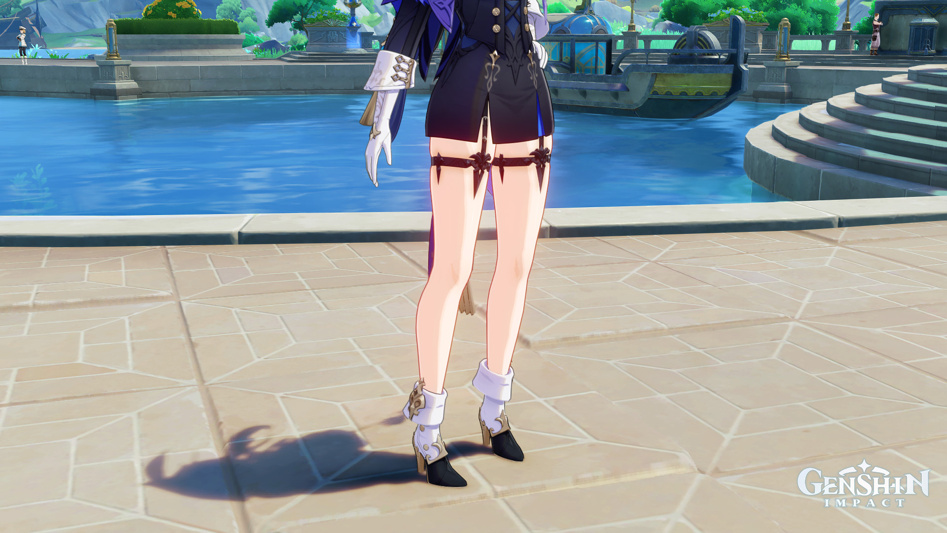 Clorinde - Bare Legs and Feet Toggle Mod for Genshin Impact | GI Mods