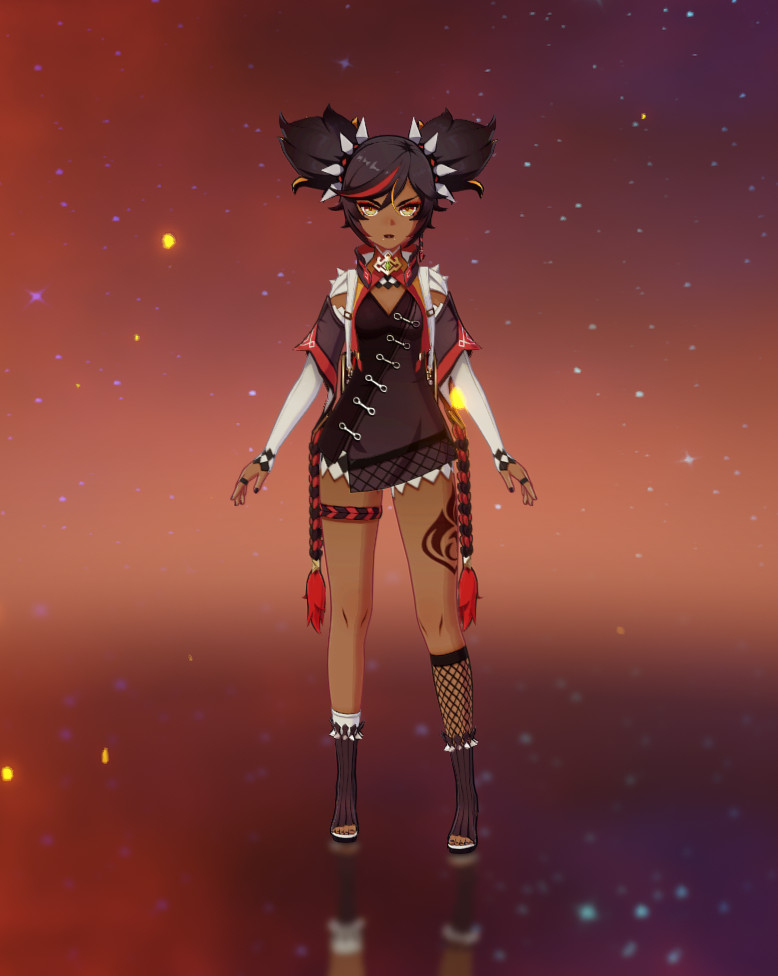 Insert A Name's Xinyan Design Mod for Genshin Impact | GI Mods