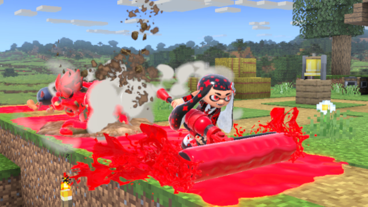Inkling Girl Black and Red Mod for Super Smash Bros. Ultimate | SSBU Mods
