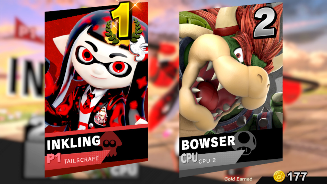 Inkling Girl Black and Red Mod for Super Smash Bros. Ultimate | SSBU Mods
