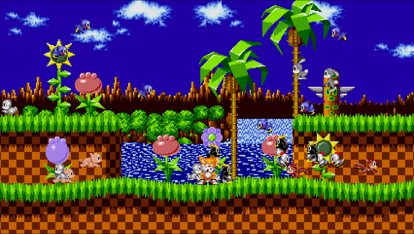 Sweet's Tails in Sonic 1 Forever Mod for Sonic the Hedgehog Forever ...