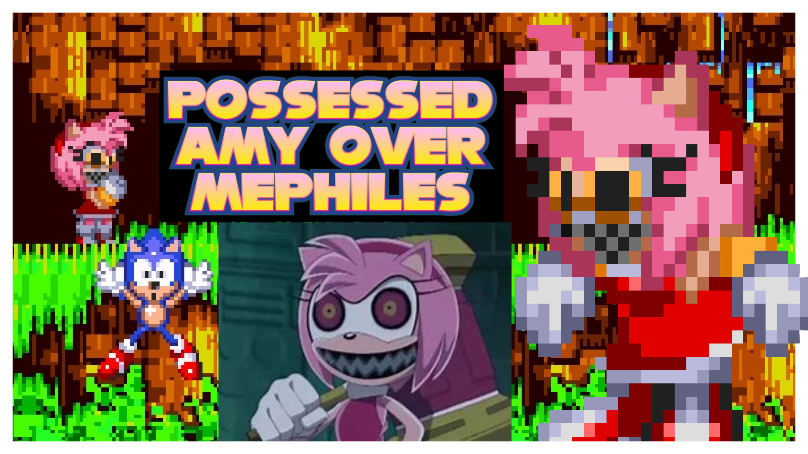 Possessed Amy over Mephiles Mod for Sonic 3 A.I.R. | S3AIR Mods