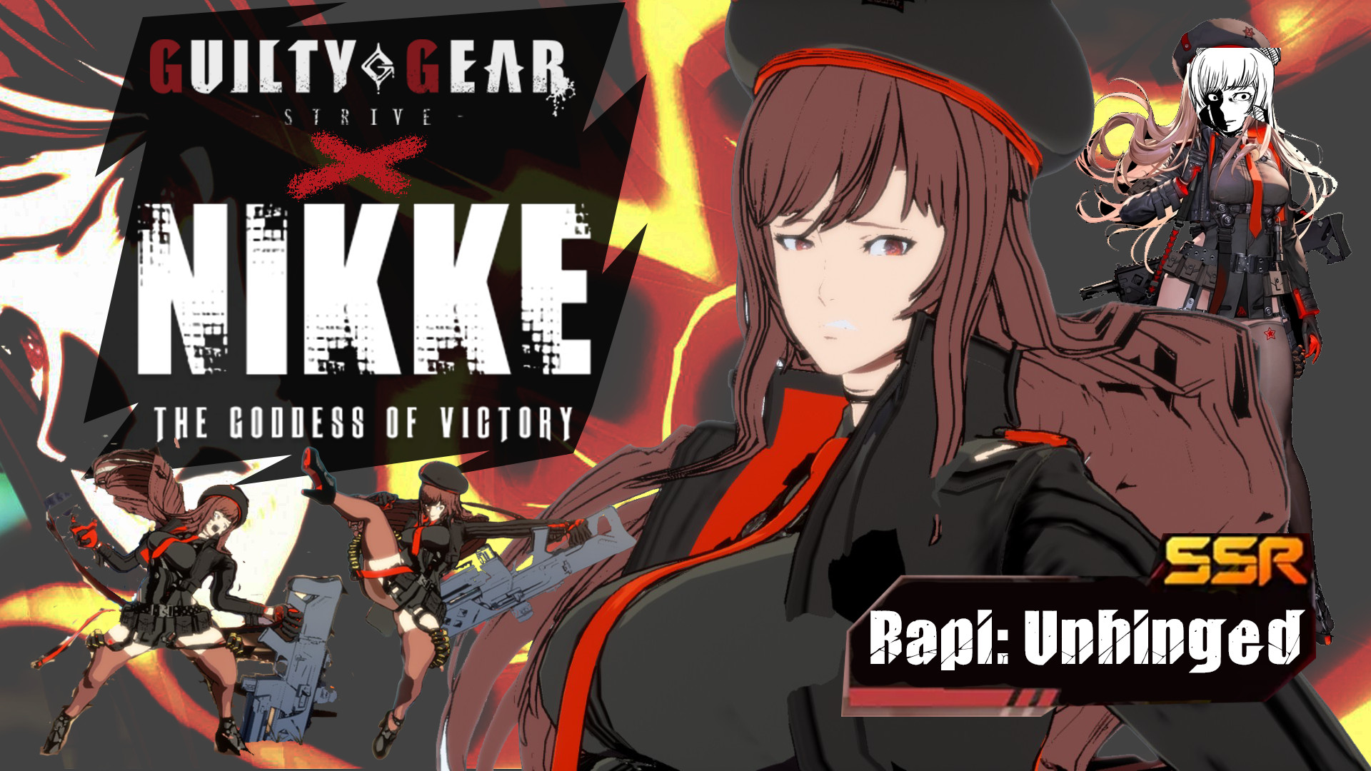 Rapi (Goddess of Victory Nikke) Sol Badguy Mod for GUILTY GEAR -STRIVE ...