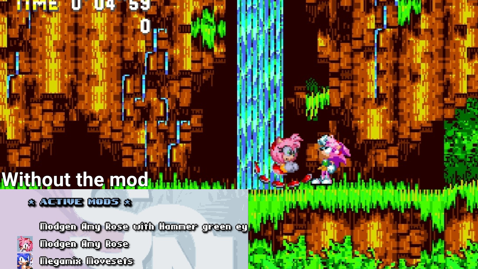 Modgen Amy Moveset Mods Compatibility/Support Mod for Sonic 3 A.I.R ...