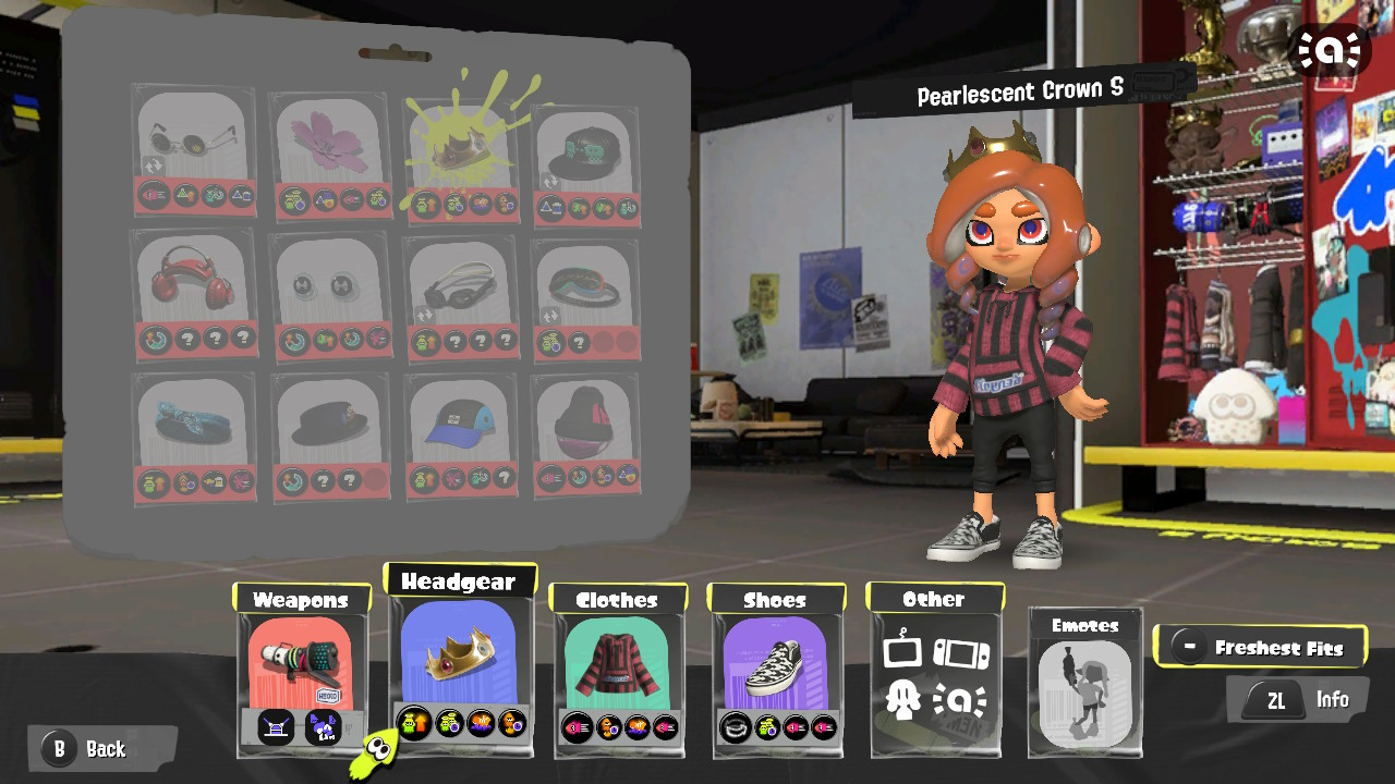 Locker Room Equip Screen Mod for Splatoon 3 | Splatoon 3 Mods