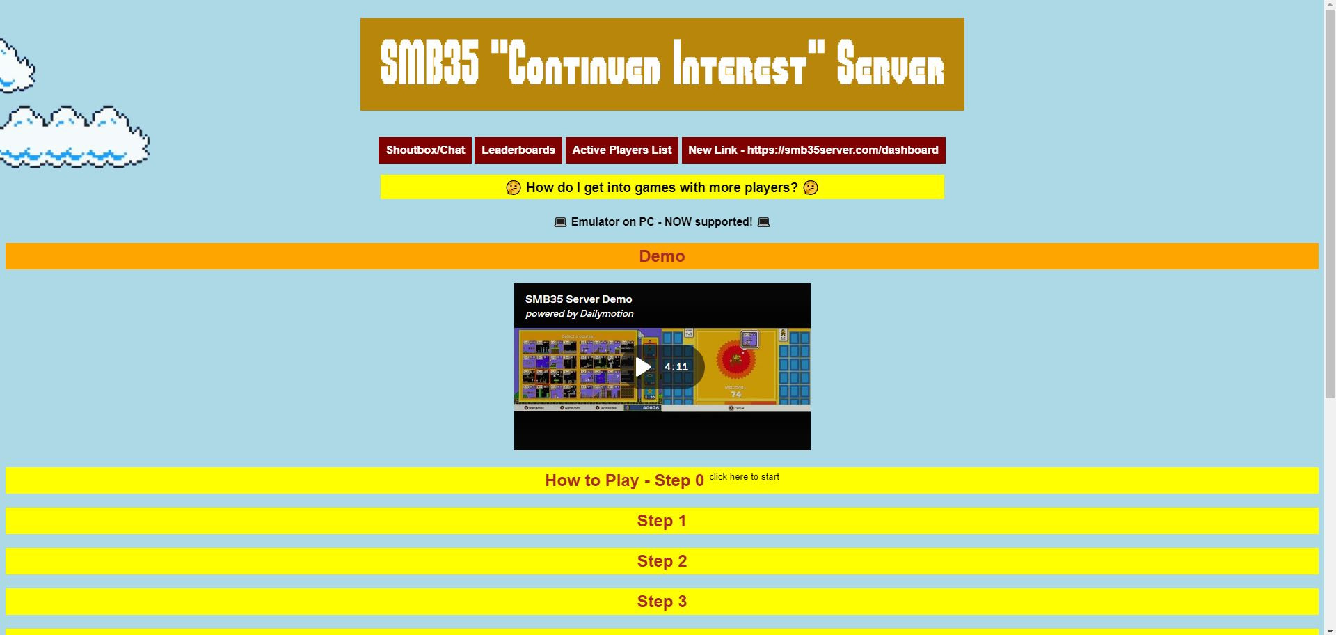 Continued Interest Custom Server Patch Mod for Super Mario Bros 35 | SMB35 Mods