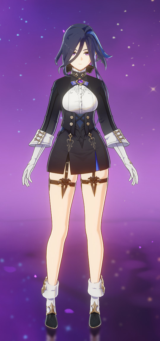 Clorinde - Bare Legs ＆ simplified Mod for Genshin Impact | GI Mods