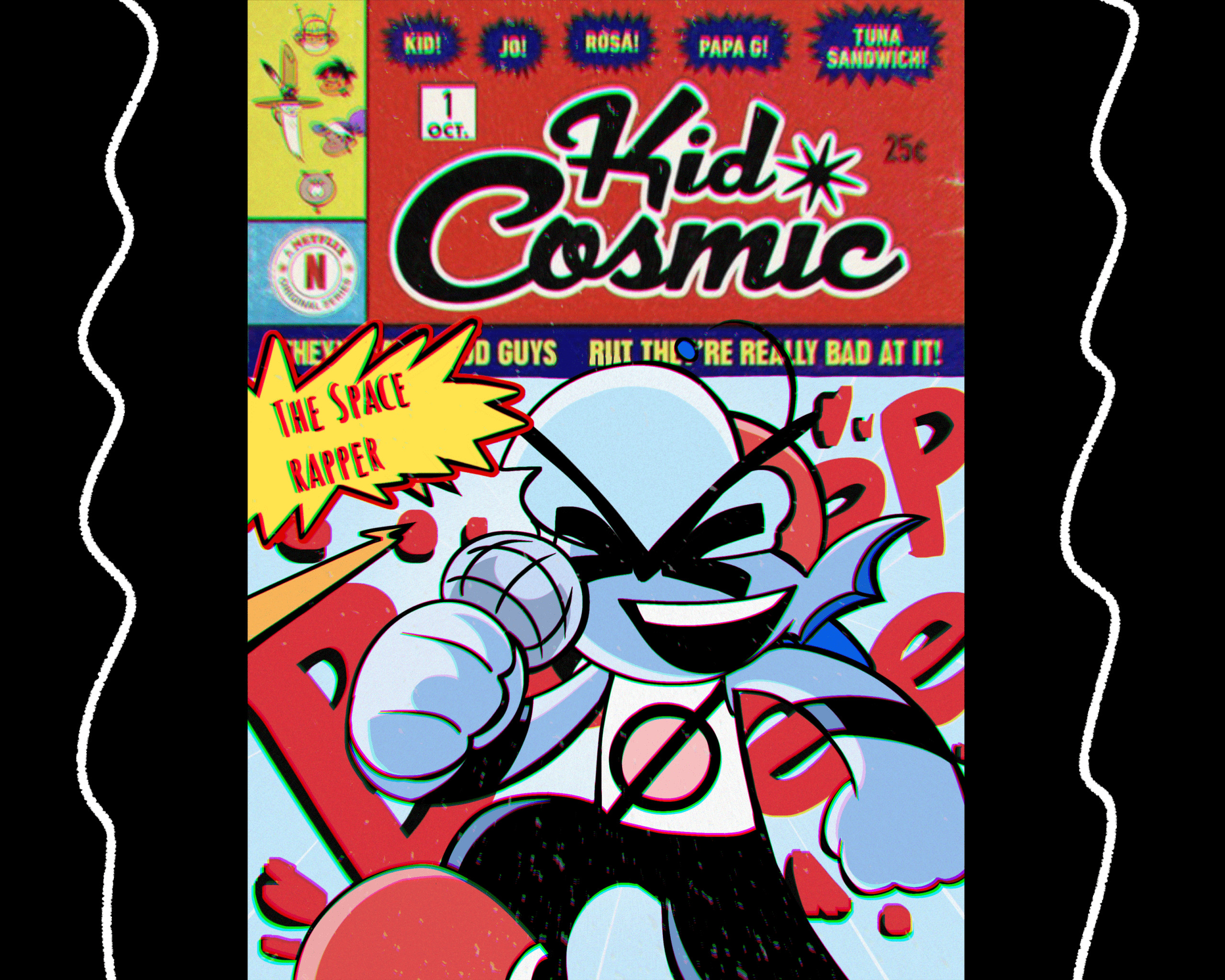 FNF Space Encounter! (Kid Cosmic One Shot) Mod for Friday Night Funkin ...