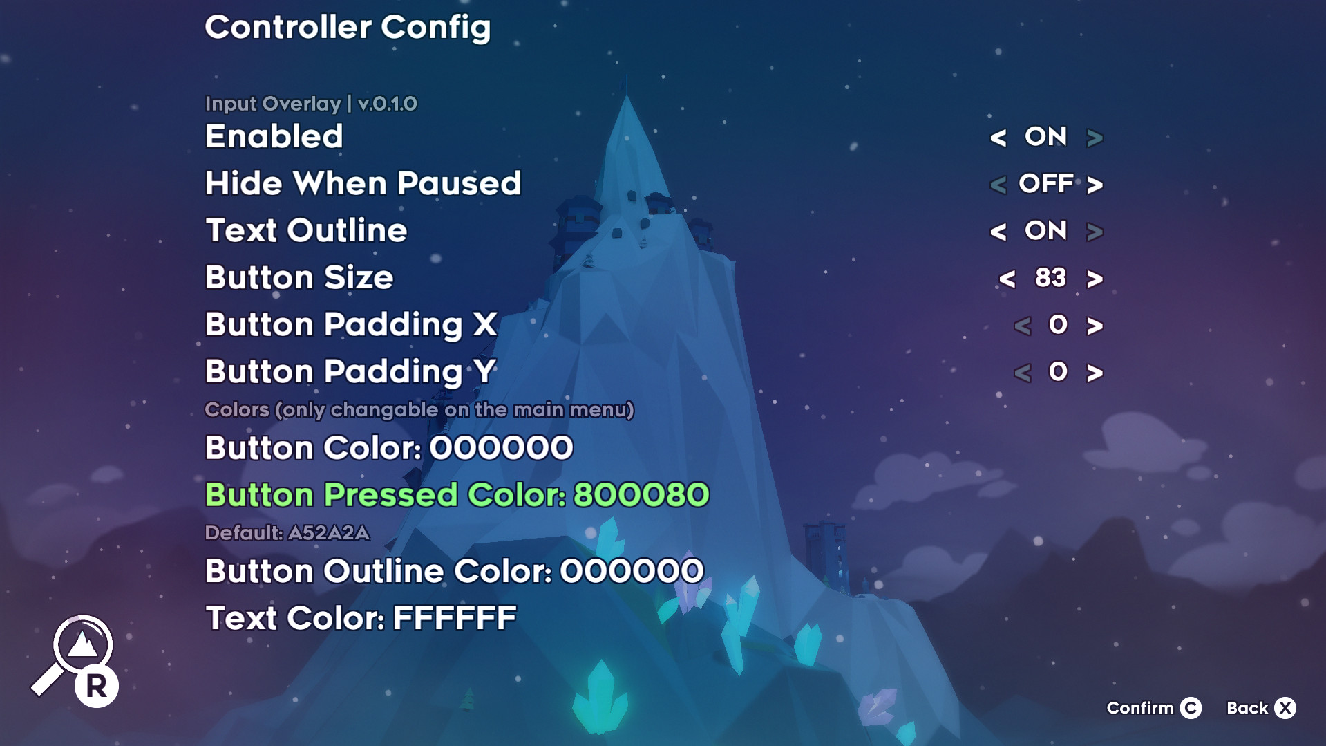 Input Overlay Mod for Celeste | Celeste Mods