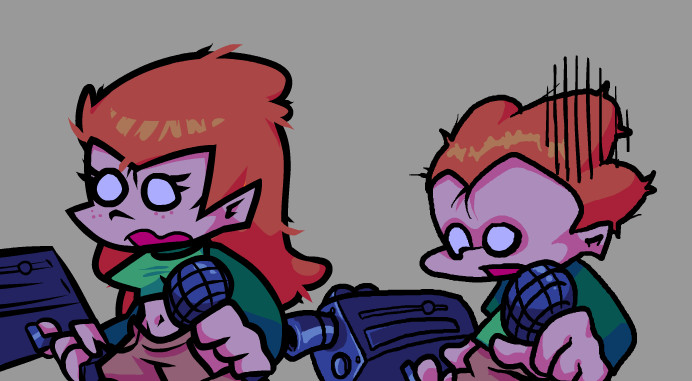 Trans Female Pico Skin Mod for Friday Night Funkin' | FNF Mods