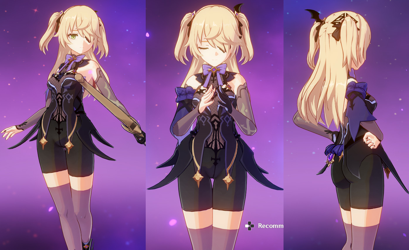 Fischl Bike Shorts Mod for Genshin Impact | GI Mods