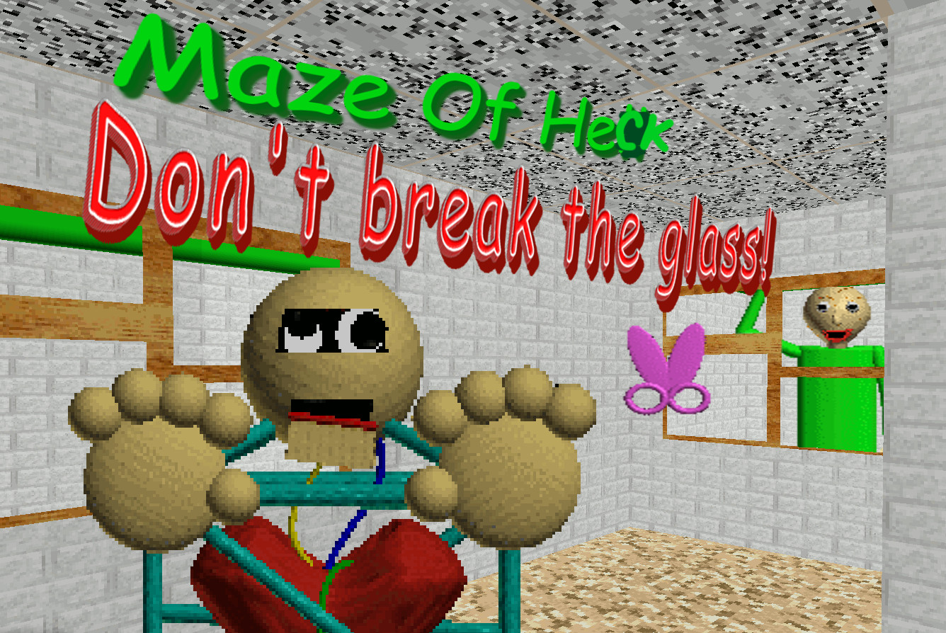 Maze Of Heck Mod for Baldi's Basics | Baldi Mods