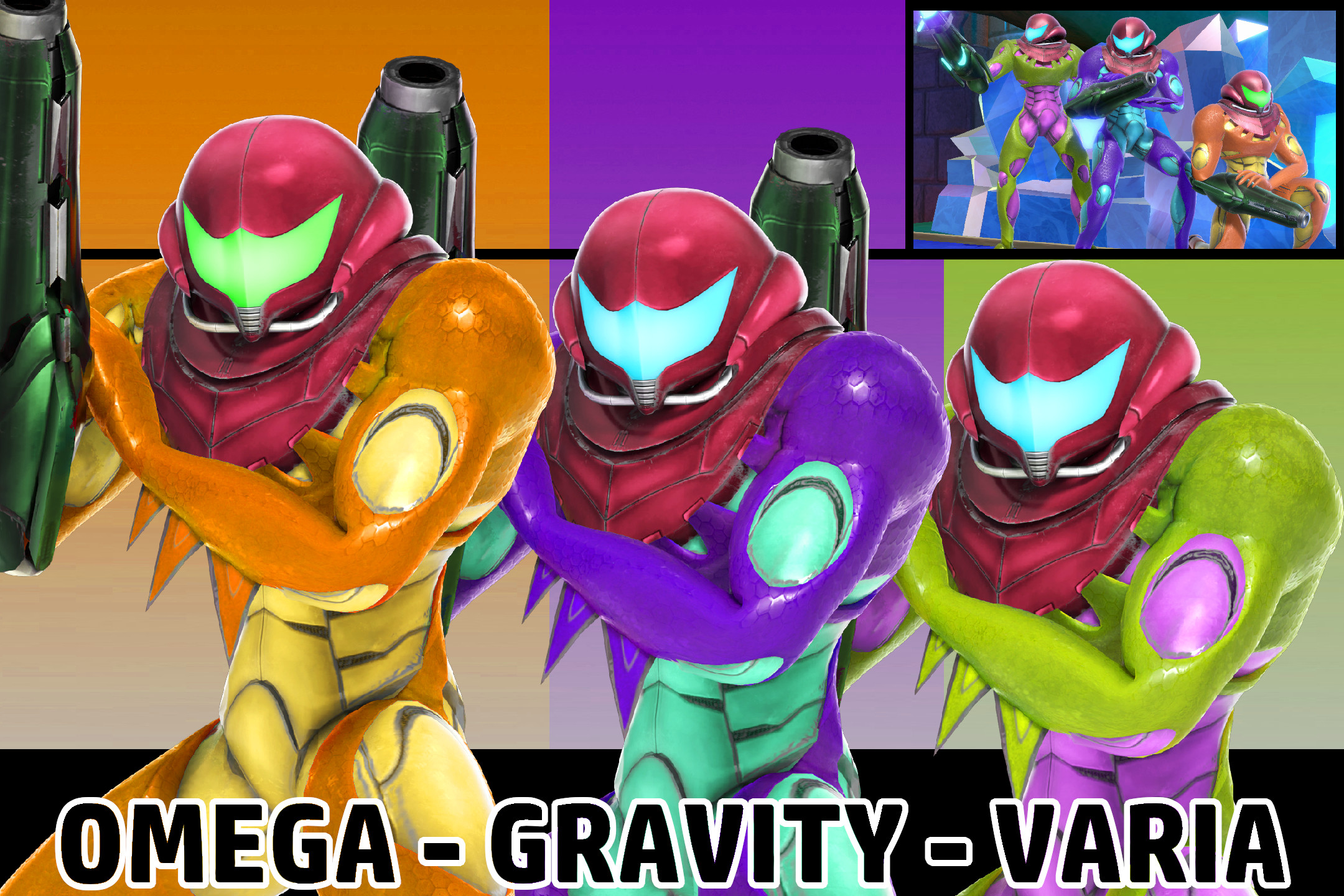 Fusion Suit recolors + adjusted versions Mod for Super Smash Bros ...