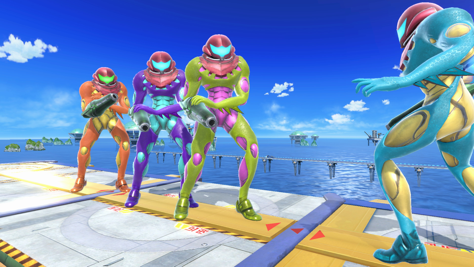 Fusion Suit recolors + adjusted versions Mod for Super Smash Bros ...
