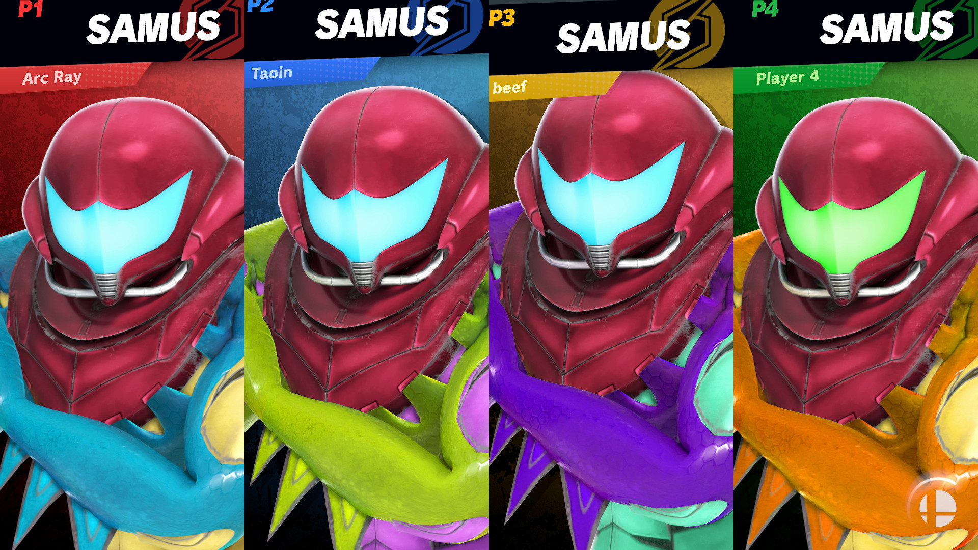 Fusion Suit recolors + adjusted versions Mod for Super Smash Bros ...