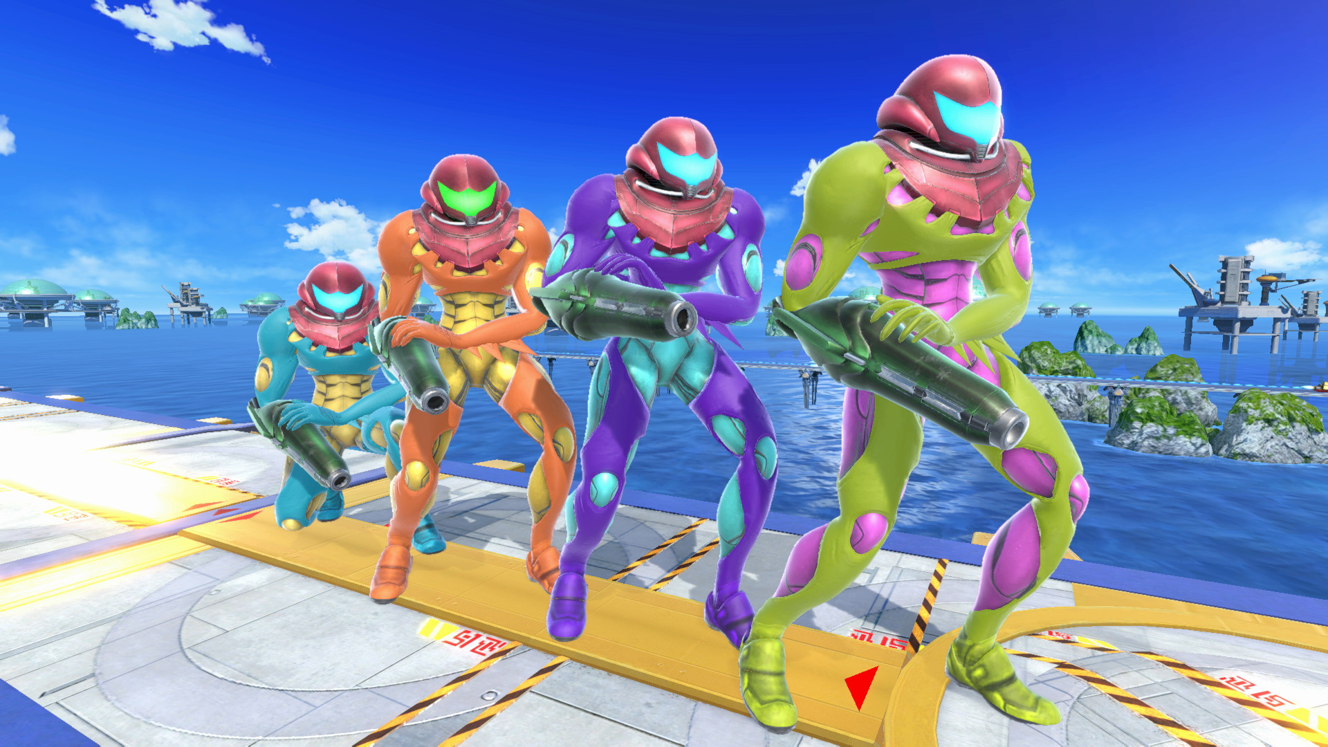 Fusion Suit recolors + adjusted versions Mod for Super Smash Bros ...