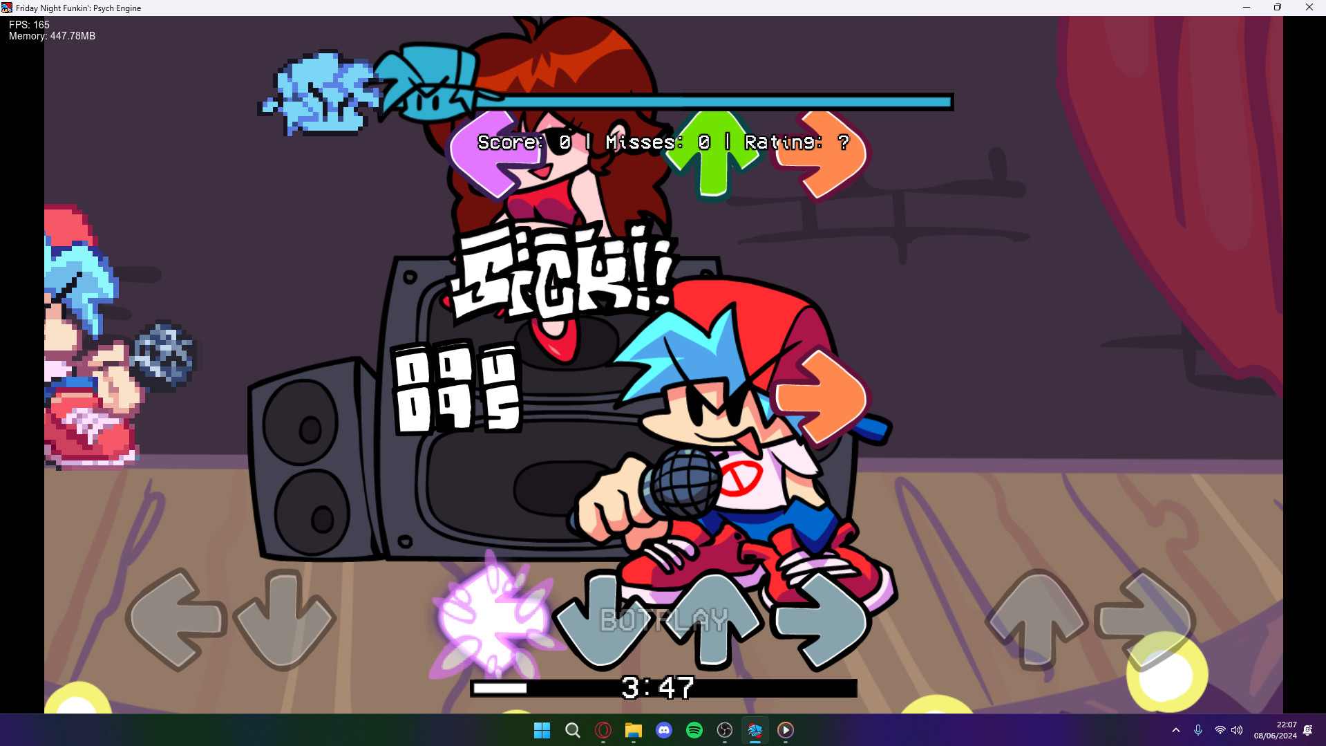 Revenge (Creeper Aww Man) in fnf Mod for Friday Night Funkin' | FNF Mods
