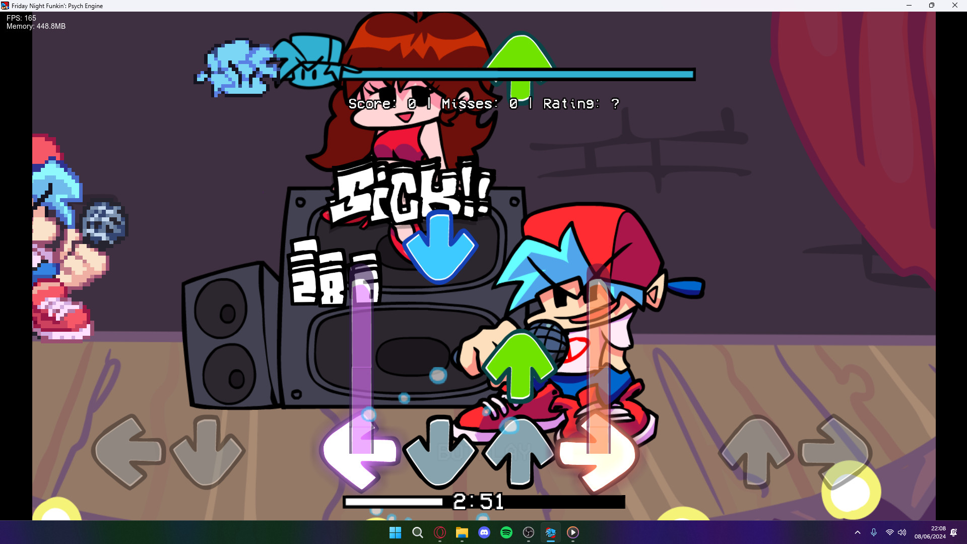 Revenge (Creeper Aww Man) in fnf Mod for Friday Night Funkin' | FNF Mods