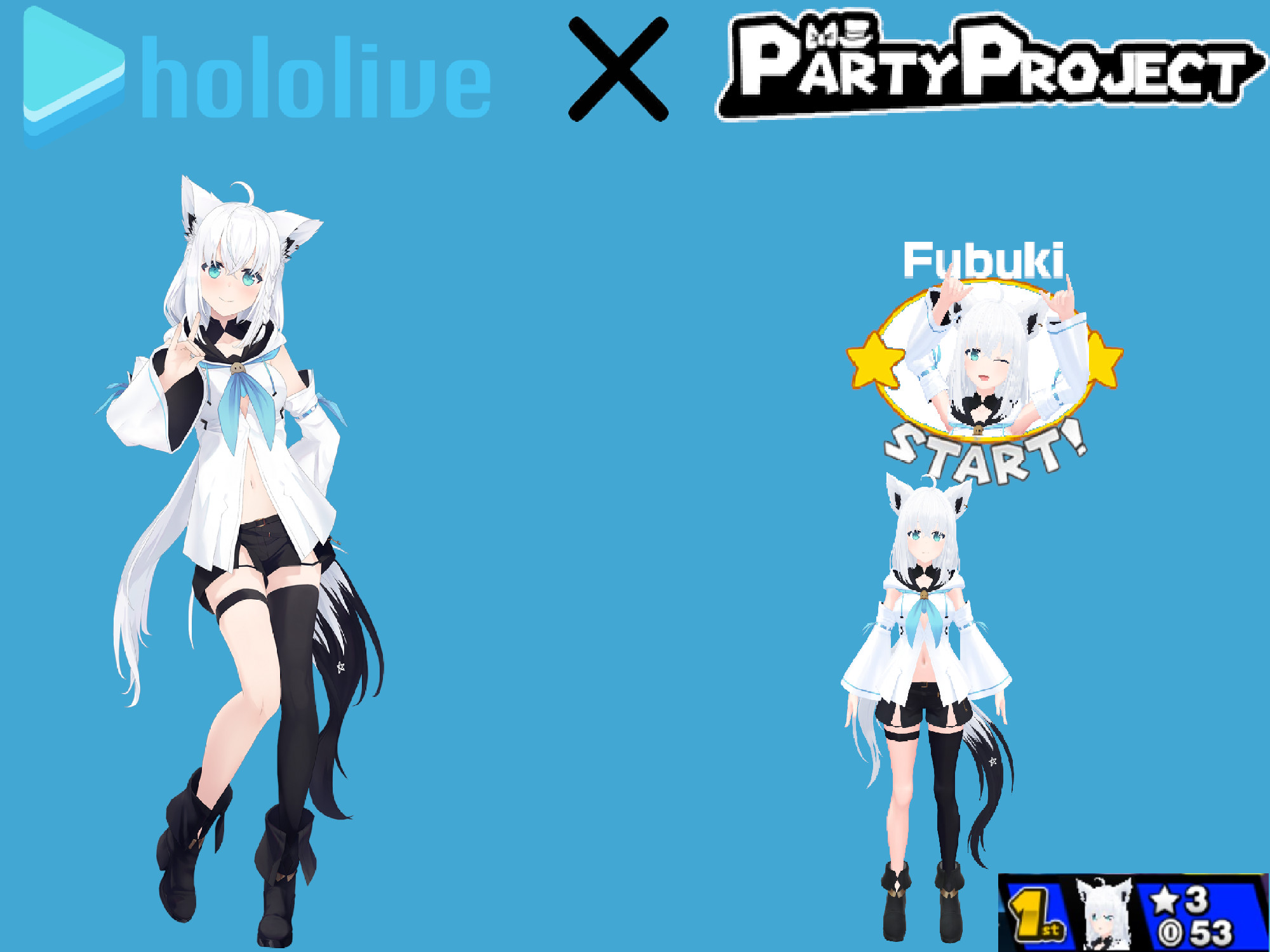 Hololive JP Pack Mod for Party Project | PProject Mods