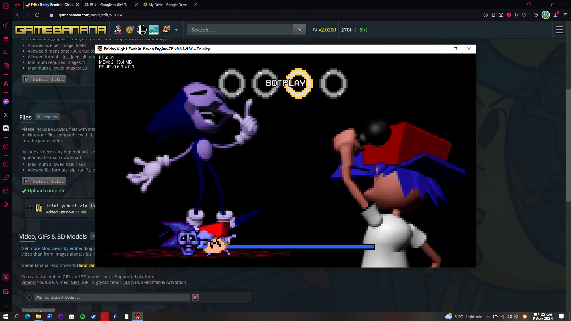 Trinity Remix Charted Mod for Friday Night Funkin' | FNF Mods