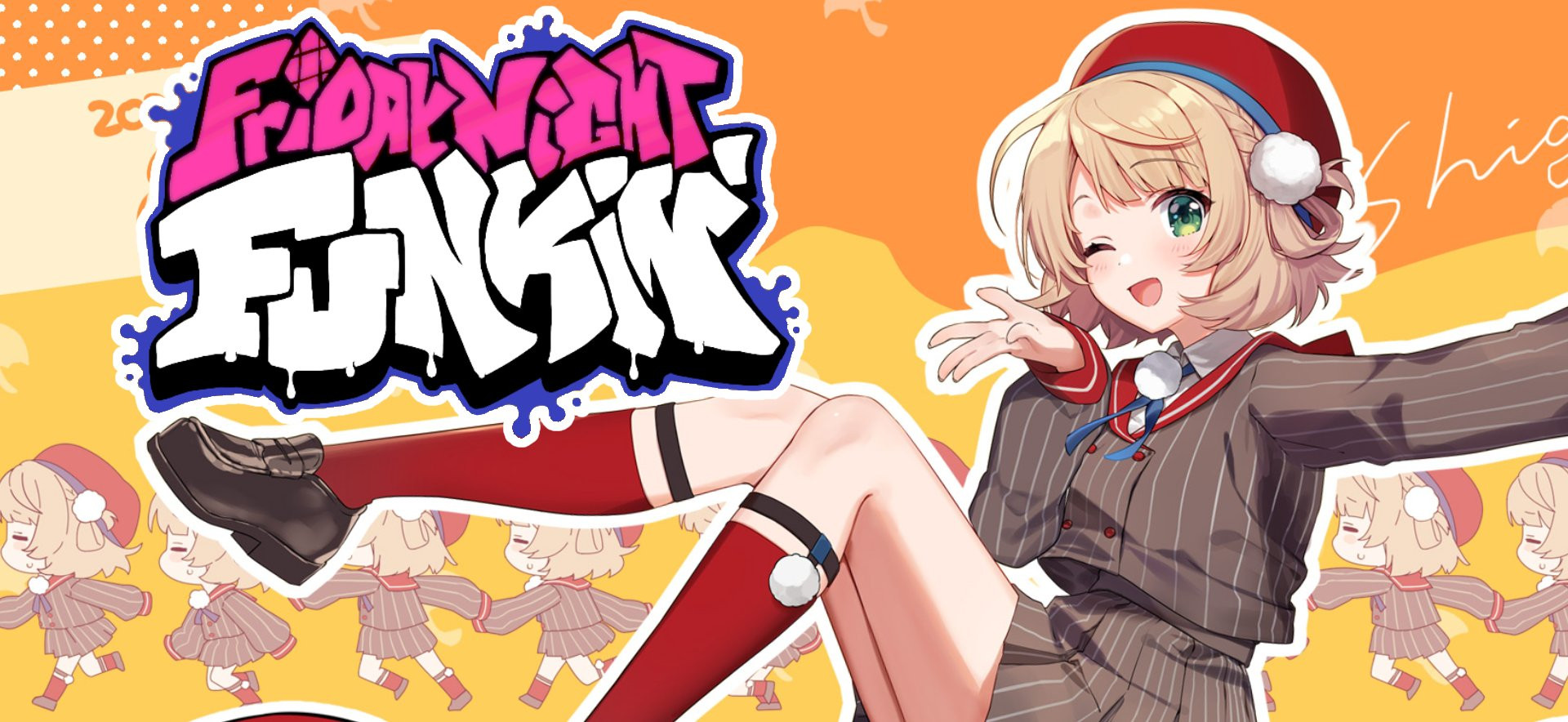 FNF: Ui Mugibatake de Tsukamaete CHARTED Mod for Friday Night Funkin ...