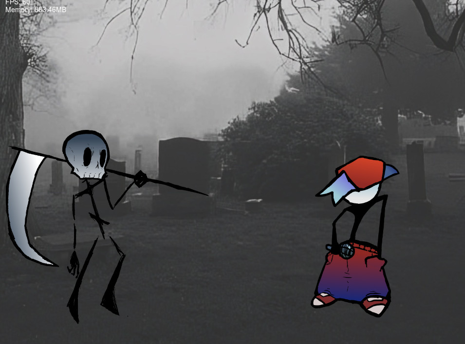 [SENSITIVE CONTENT] grim reaper Mod for Friday Night Funkin' | FNF Mods