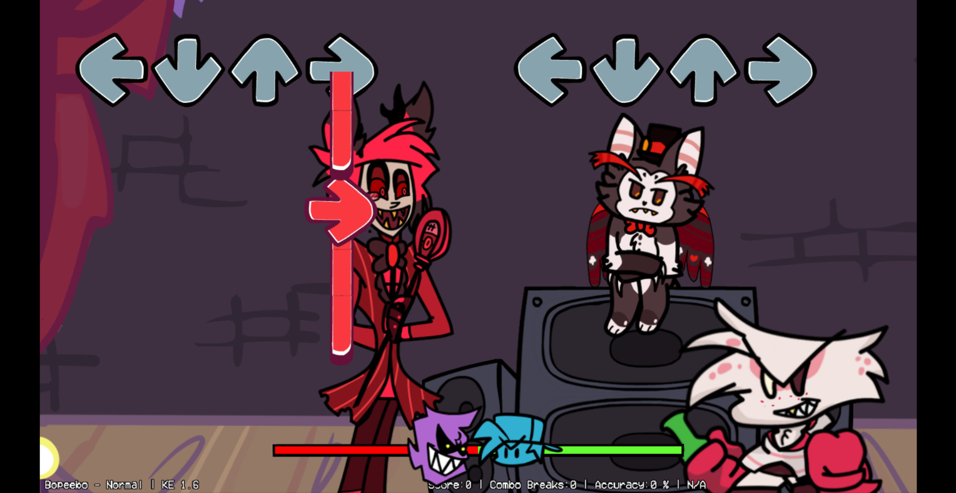 fnf hazbin hotel reskin Mod for Friday Night Funkin' | FNF Mods