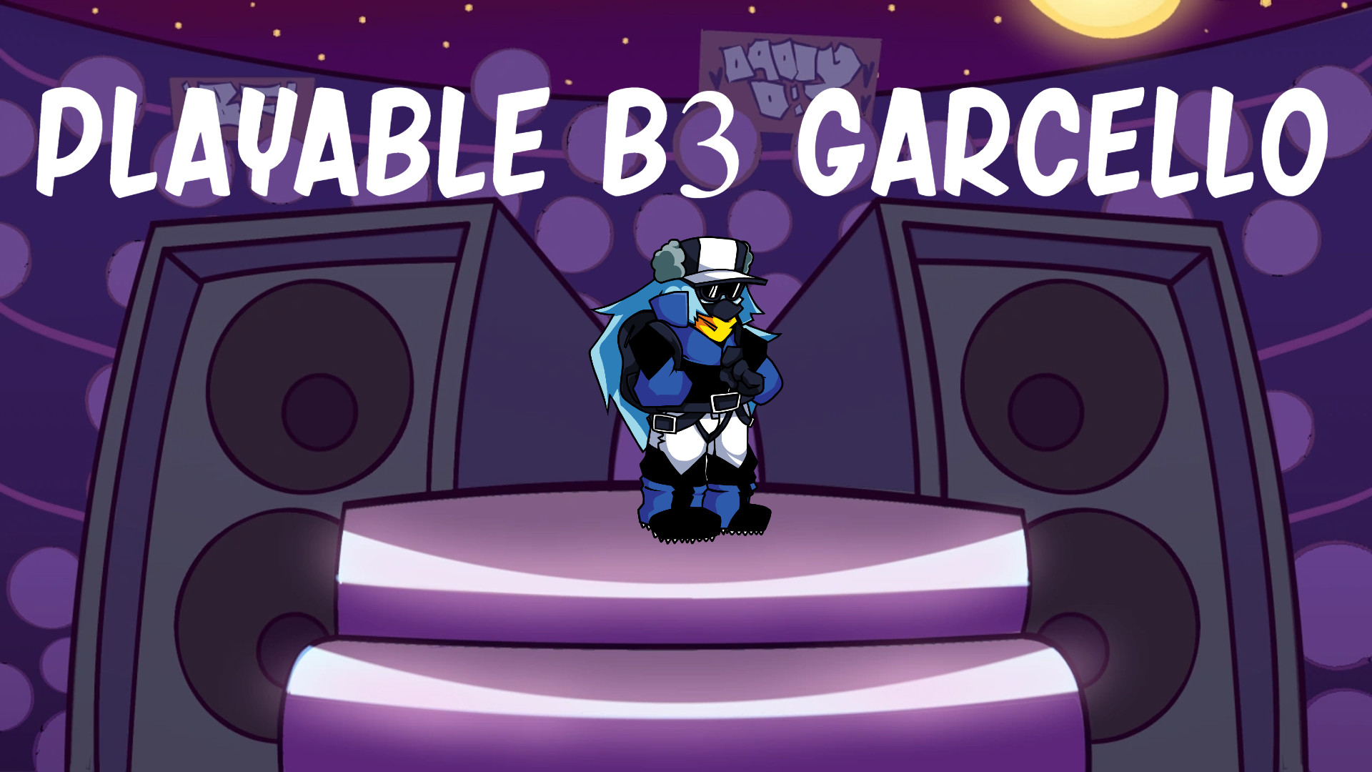 Playable B3 Garcello Mod for Friday Night Funkin' | FNF Mods