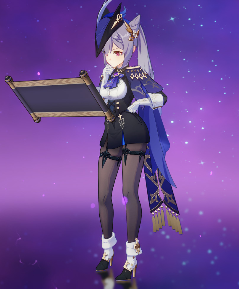 Keqing Clorinde outfit Mod for Genshin Impact | GI Mods