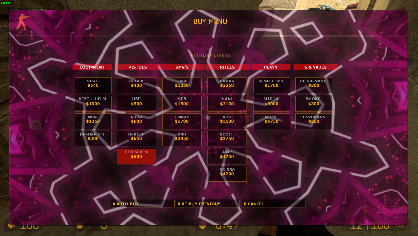 Animated Vanilla Styled CS2 Buy Menu Mod for Counter-Strike: Source ...