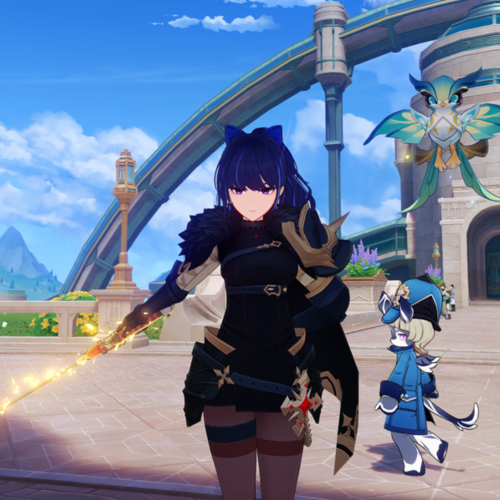 Clorinde Shane outfit Mod for Genshin Impact | GI Mods