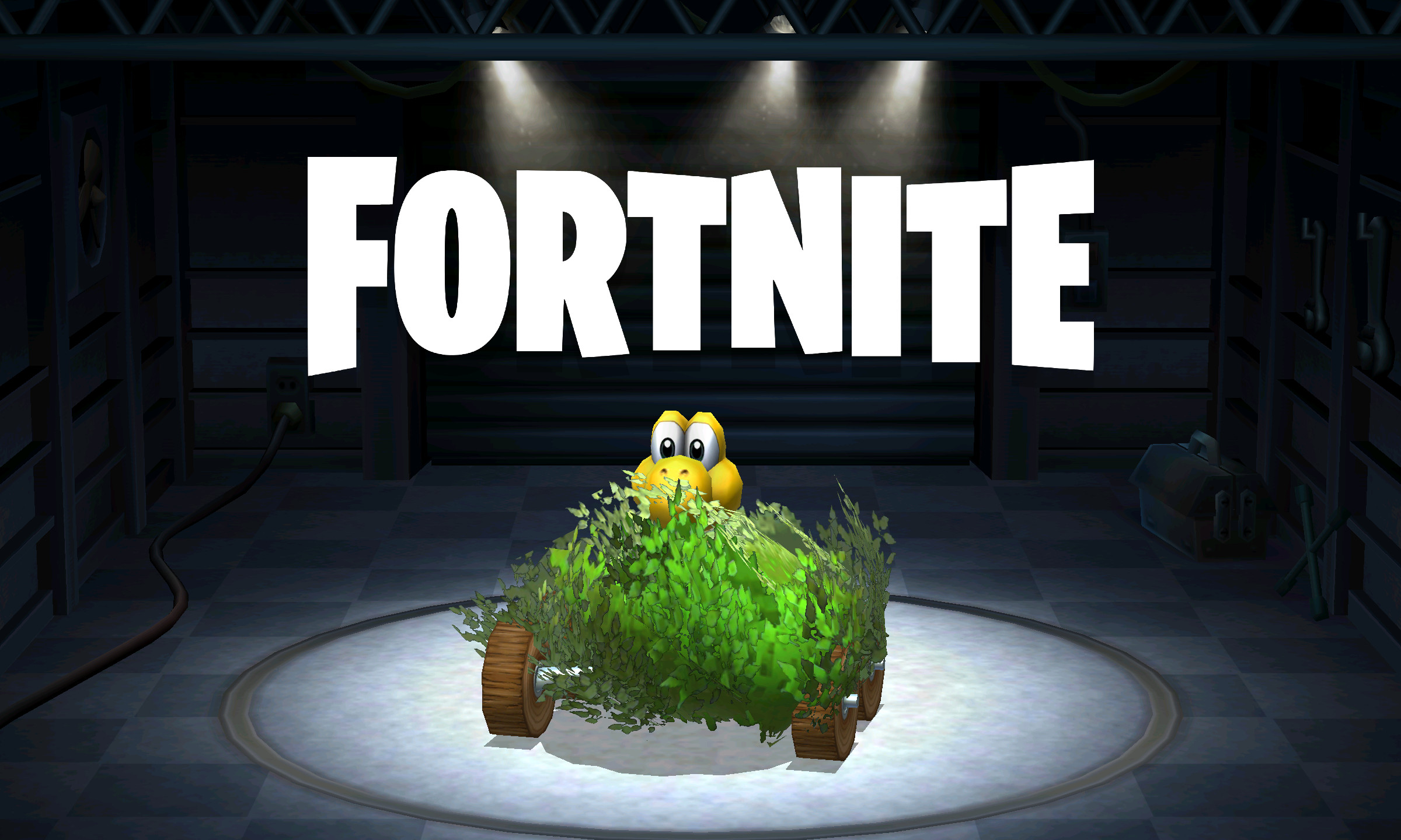 Fortnite Bush Mod for Mario Kart 7 | MK7 Mods