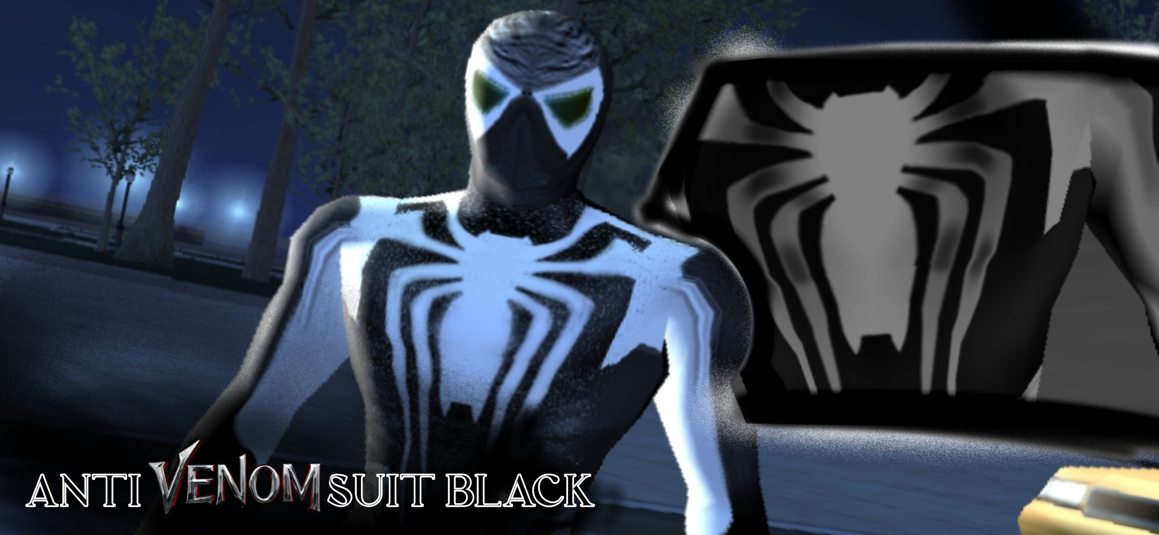 ANTI VENOM SUIT (BLACK) Mod for Spider-Man 3 | SM3 Mods