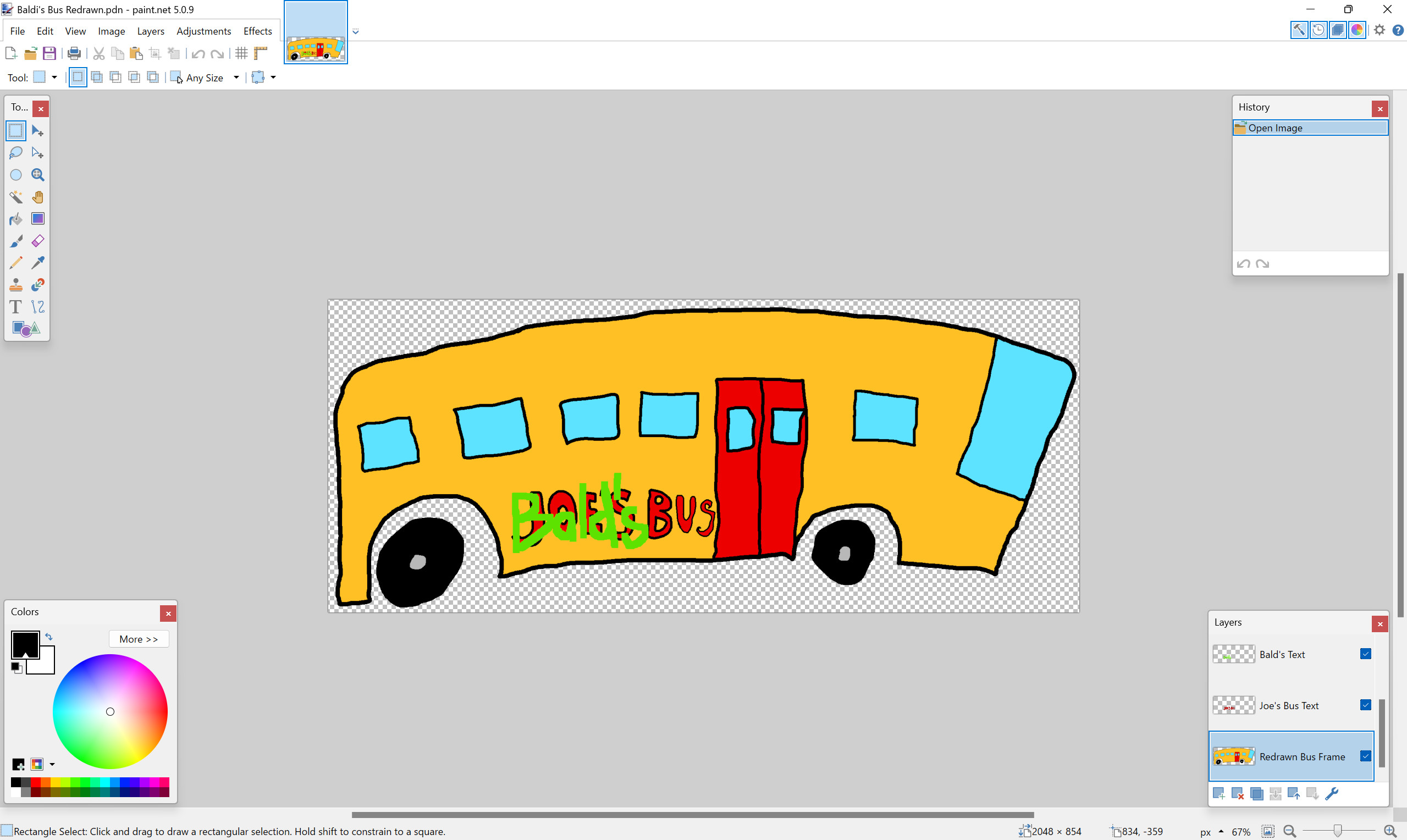 Baldi's Bus Redrawn! Mod for Baldi's Basics | Baldi Mods