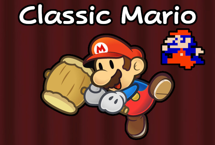 Classic Outfit over W emblem Mod for Paper Mario: The Thousand Year ...