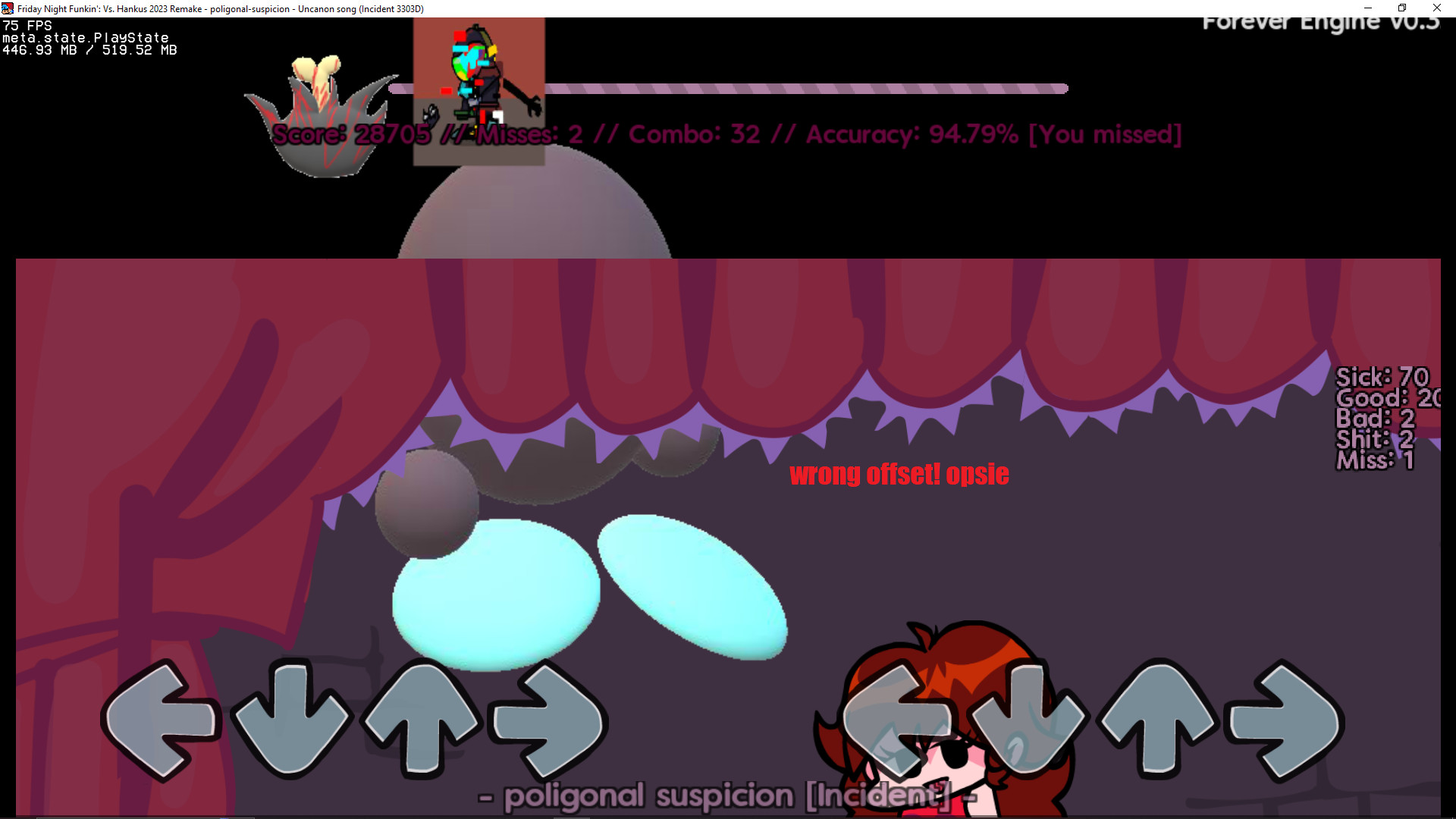 Vs. Hankus 2023 old build Mod for Friday Night Funkin' | FNF Mods