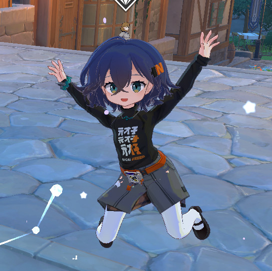 派蒙cos绝区零-铃 Paimon cos Zenless Zone Zero-Belle Mod for Genshin Impact ...