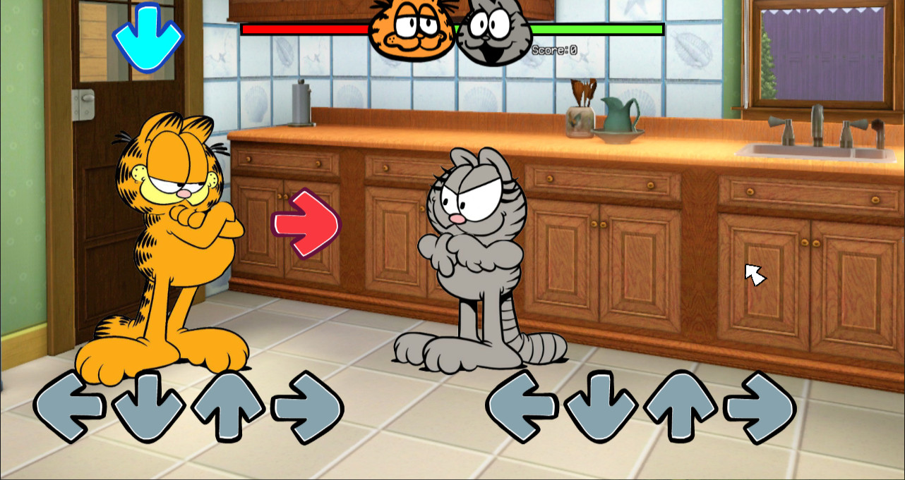 Vs. Nermal mid-effort V-slice port Mod for Friday Night Funkin' | FNF Mods