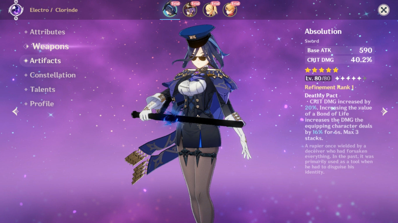 Officer Clorinde Mod for Genshin Impact | GI Mods
