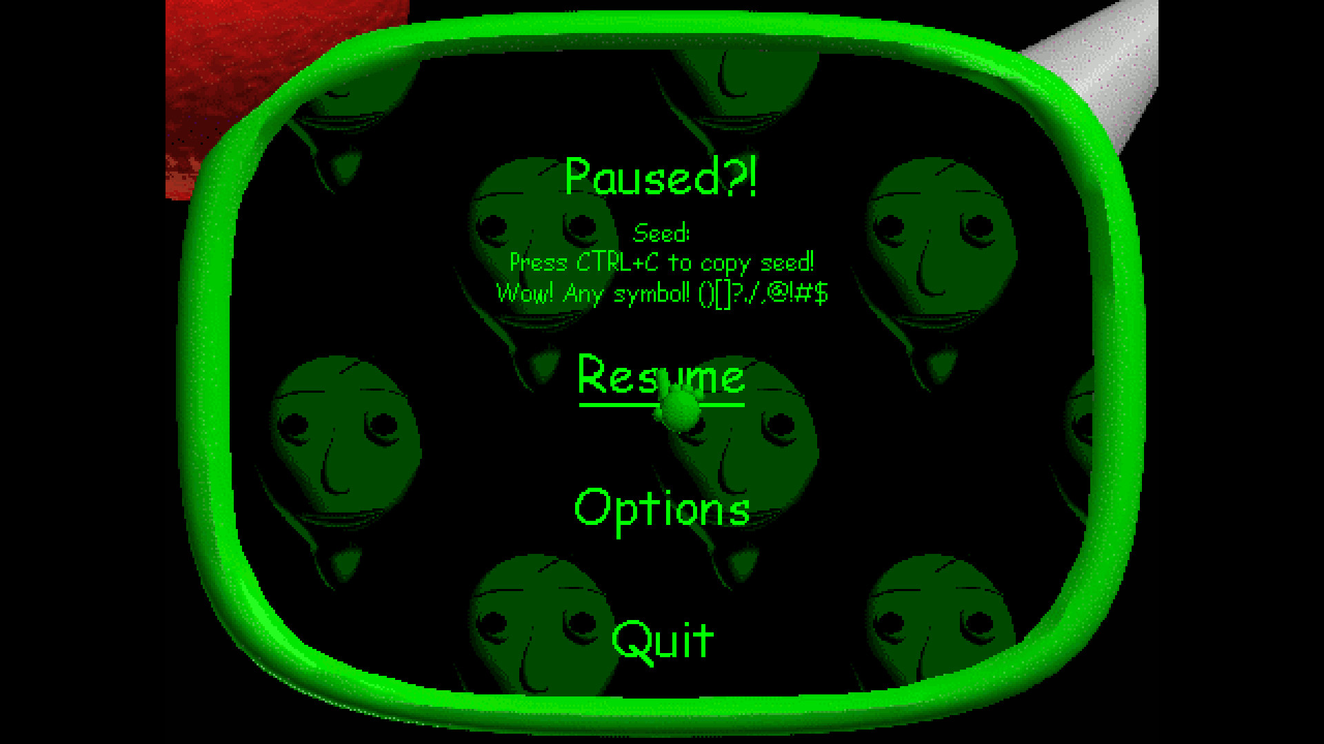 Any Symbol In Seeds Mod for Baldi's Basics | Baldi Mods