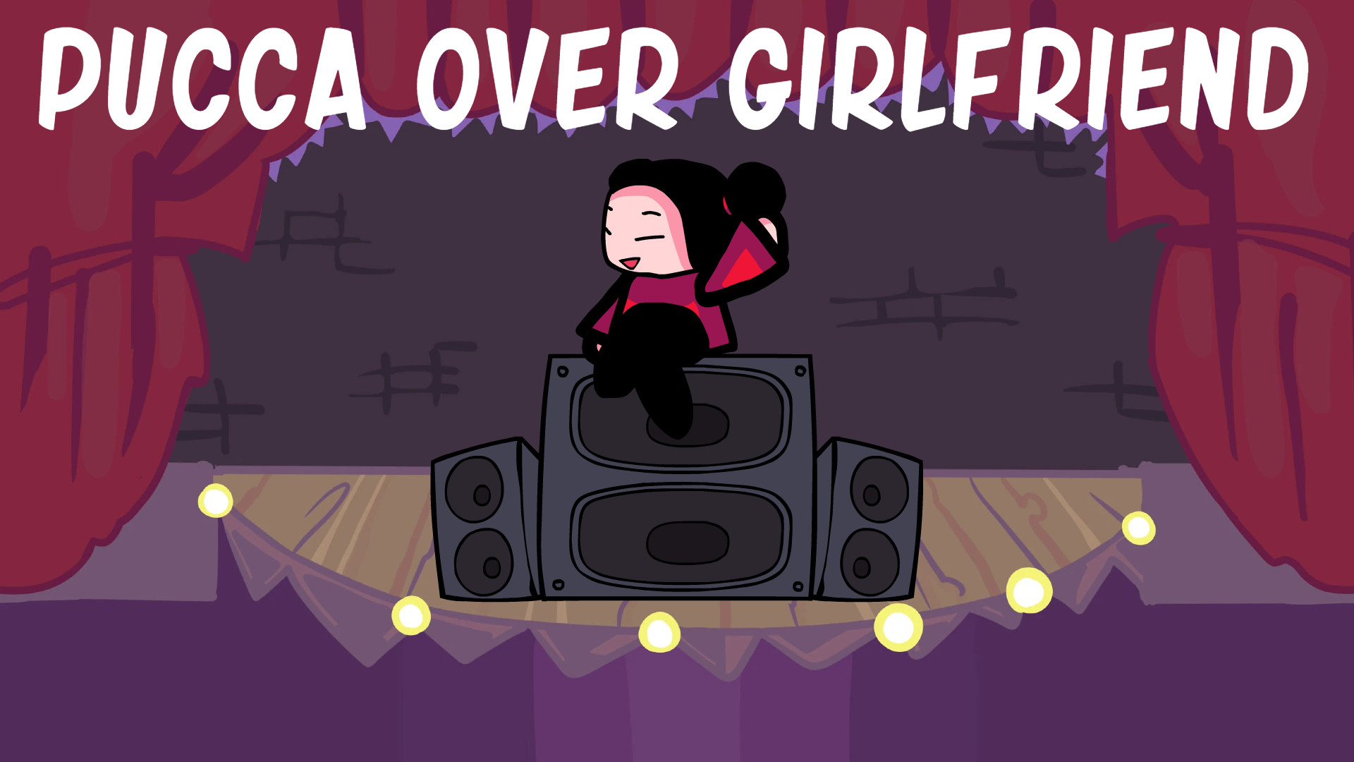 Pucca over Girlfriend + FLA Mod for Friday Night Funkin' | FNF Mods