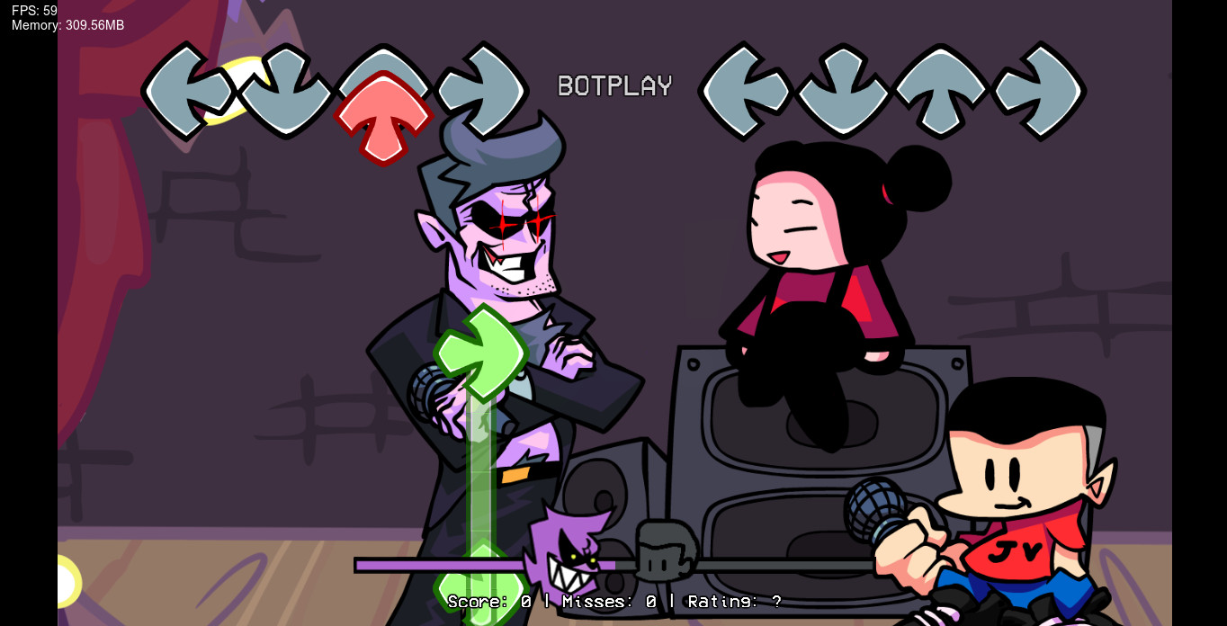 Pucca over Girlfriend + FLA Mod for Friday Night Funkin' | FNF Mods