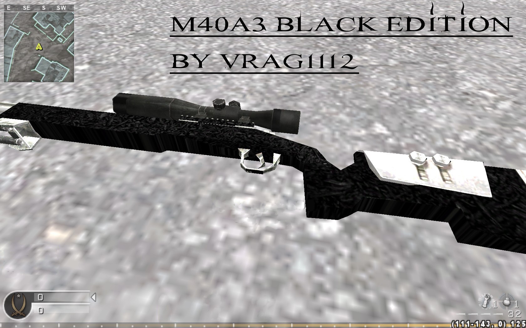 M40A3-Black Edition Mod for Call of Duty 4: Modern Warfare | CoD4 Mods