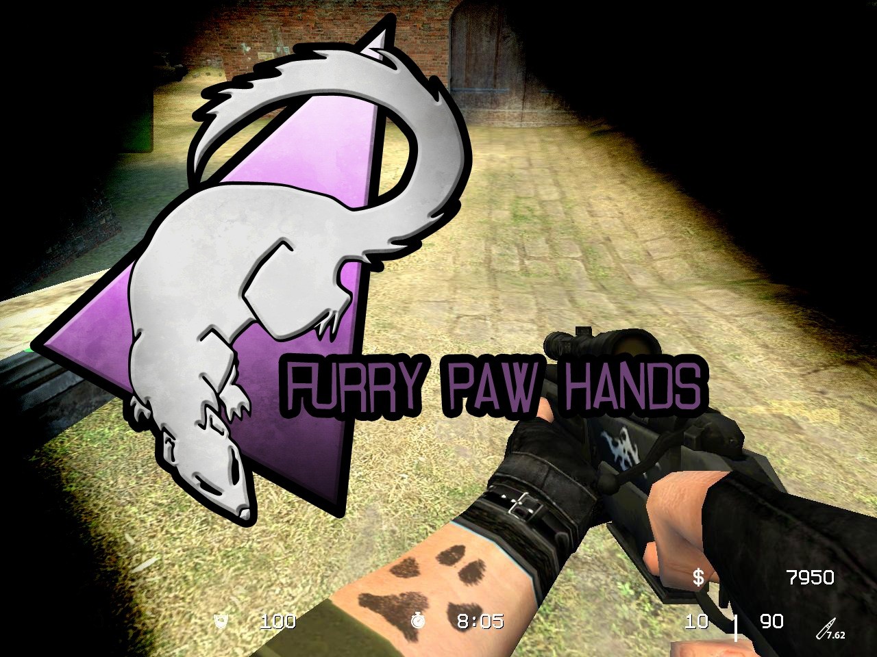 Furry Paw Hands Mod for Counter-Strike: Source | CS:S Mods