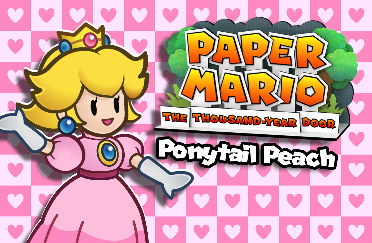 Ponytail Peach Mod for Paper Mario: The Thousand Year Door (Switch ...
