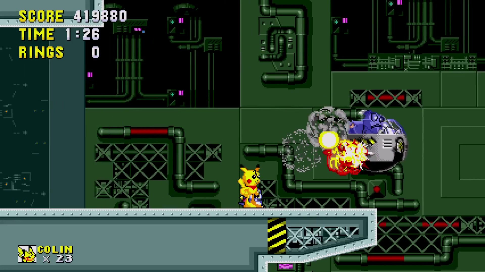 Colin the Pikachu red scarf Forever (Major Update) Mod for Sonic the ...