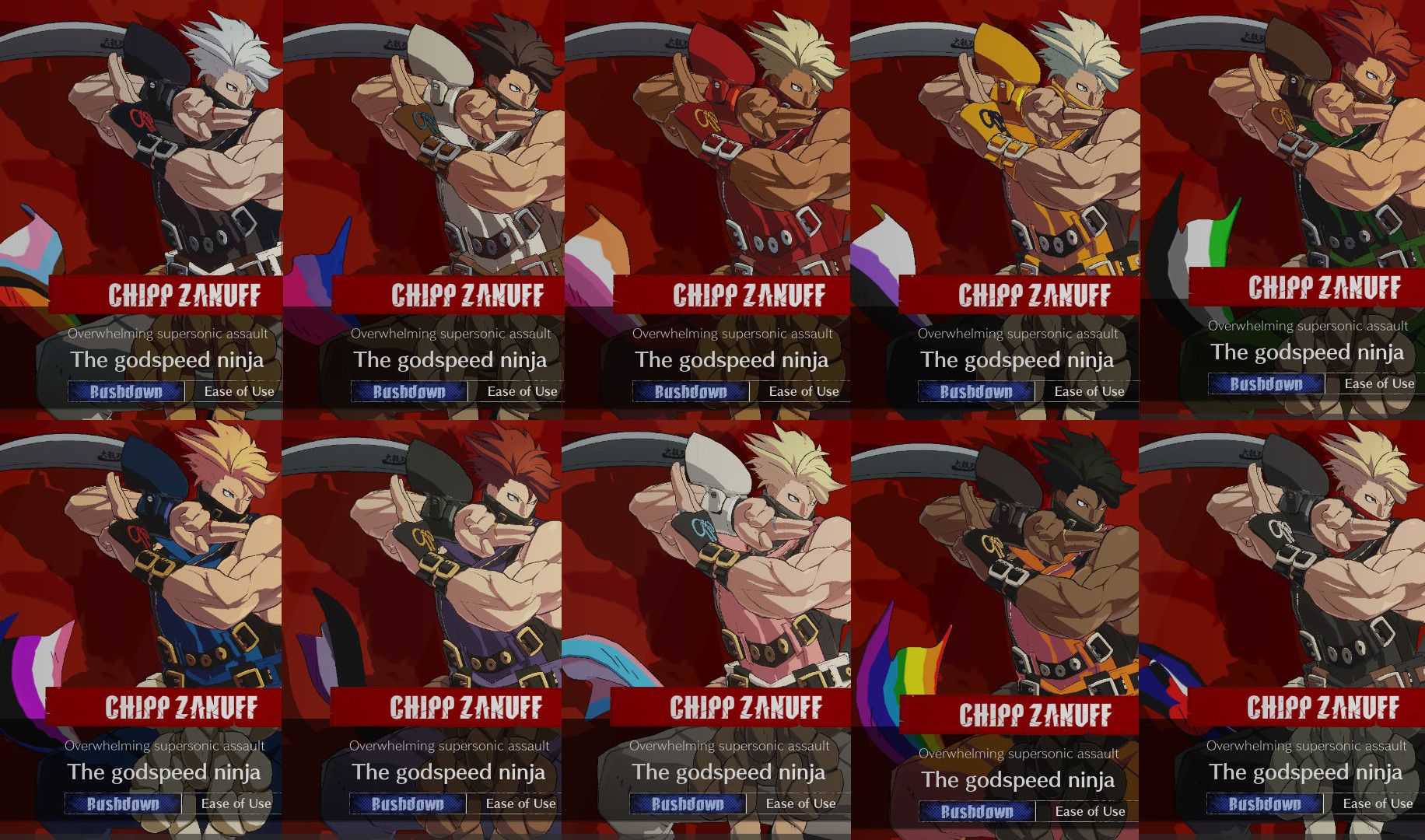Chipp Zanuff's Pride Scarf Mod for GUILTY GEAR -STRIVE- | GGST Mods