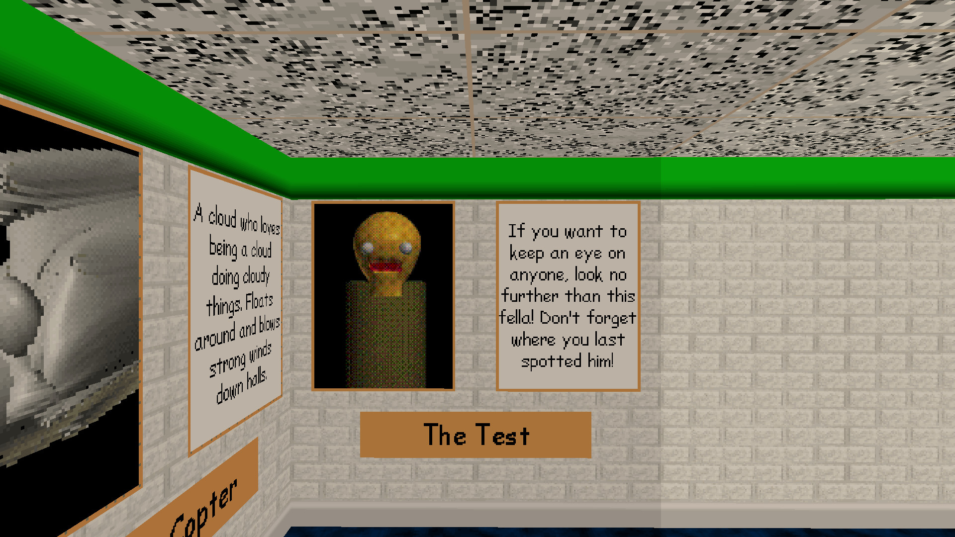 The test Prototype recreation Mod for Baldi's Basics | Baldi Mods