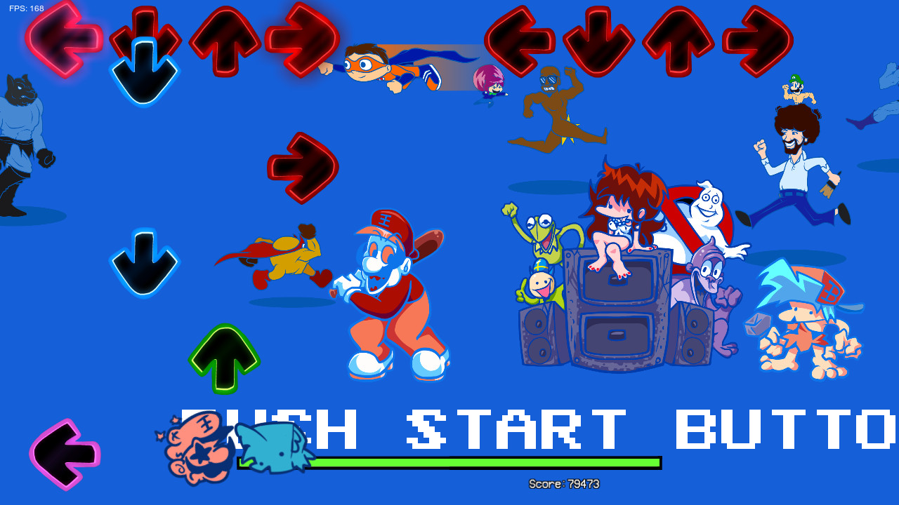 Mario's Madness V2 Unbeatable V-slice Port Mod for Friday Night Funkin ...
